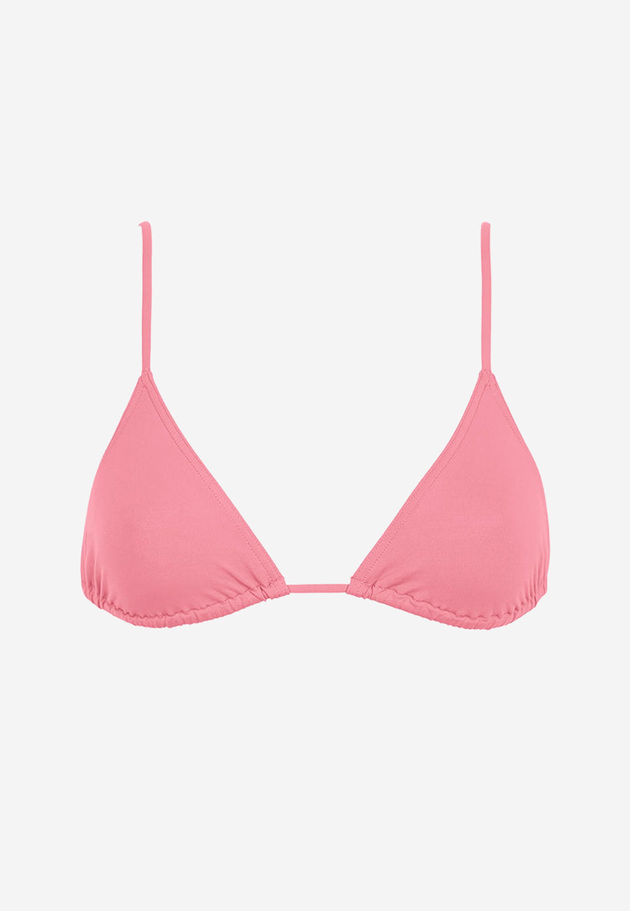 Eres Mouna Triangle Bikini Top, Litchi | Salt Boutique London
