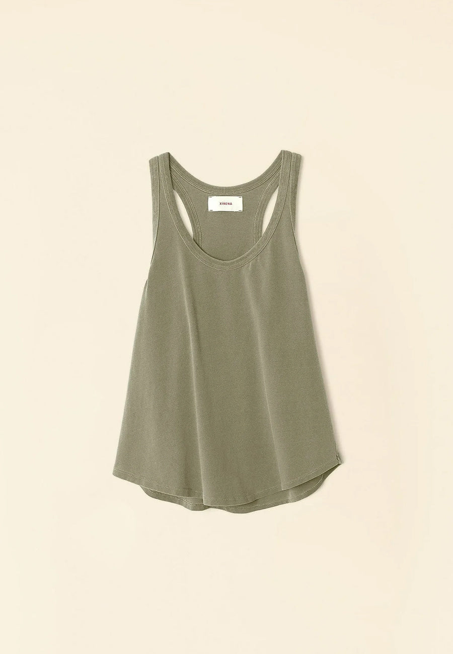 Xirena Jett Tank, Dune Green | Salt Boutique London